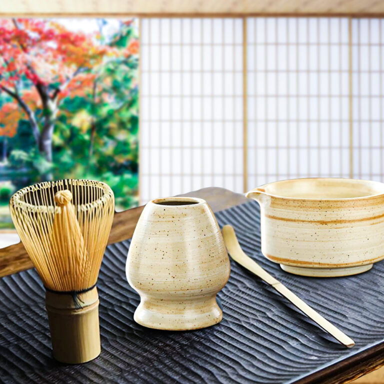 Complete Matcha Whisk Set, Japanese Matcha Kit with Matcha Bowl, Bamboo ...